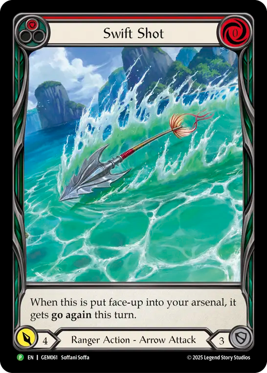 Swift Shot Rainbow Foil Promo – Fluke & Box