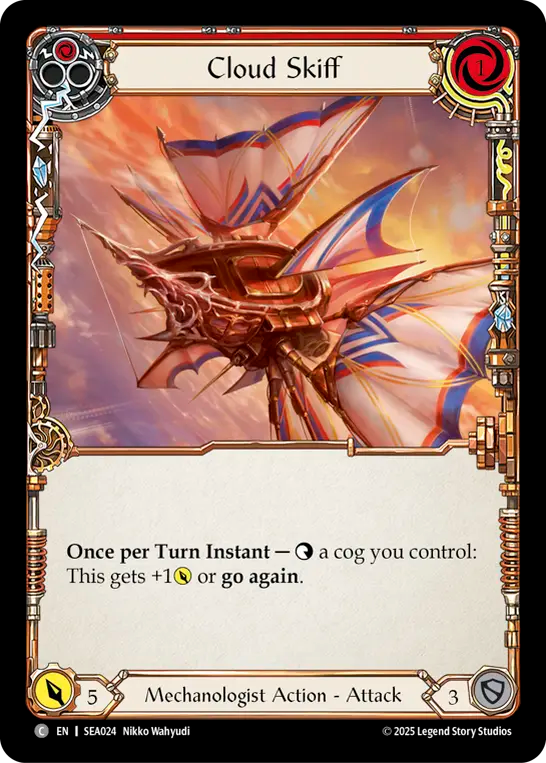 3x Cloud Skiff (Red) – Fluke & Box