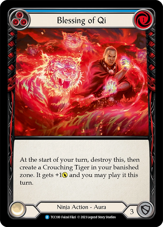 Blessing of Qi (Blue) – Fluke & Box